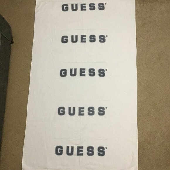 Guess | Bath | Vintage 9s Guess Brand Beach Towel | Poshmark